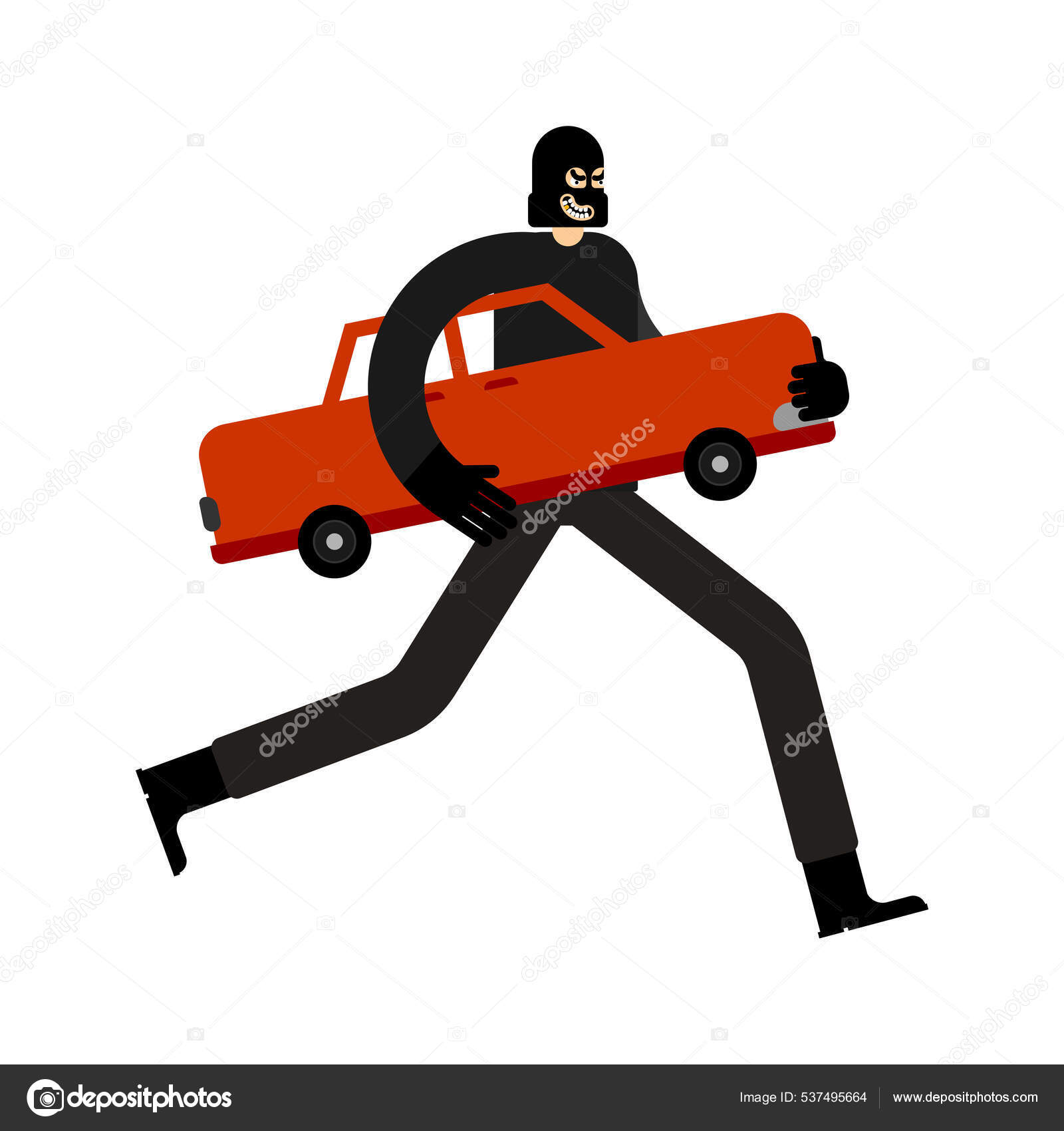 Car Thief Clip Art 30+ Car Thief Stockillustraties, Royalty Free