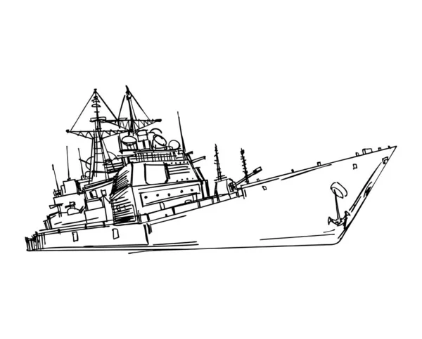 Navy Ship Drawing