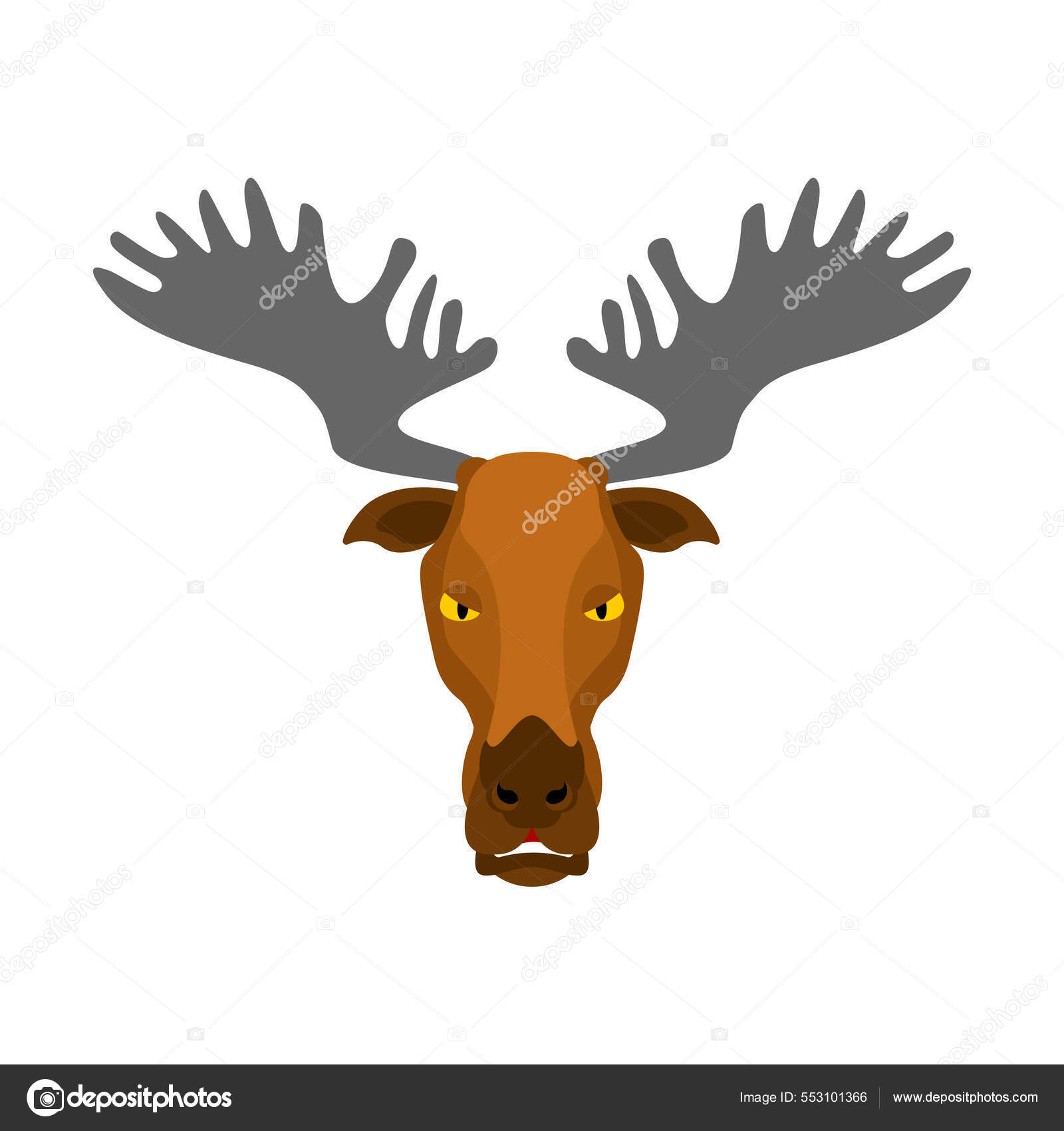 Elk Head Clip Art