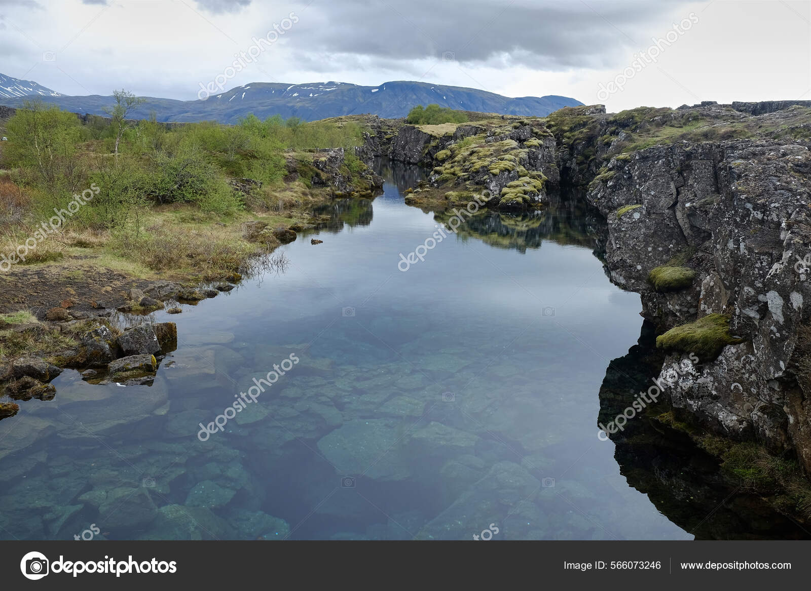 Silfra Rift Fissure North American Eurasian Tectonic Plates Thingvellir ...