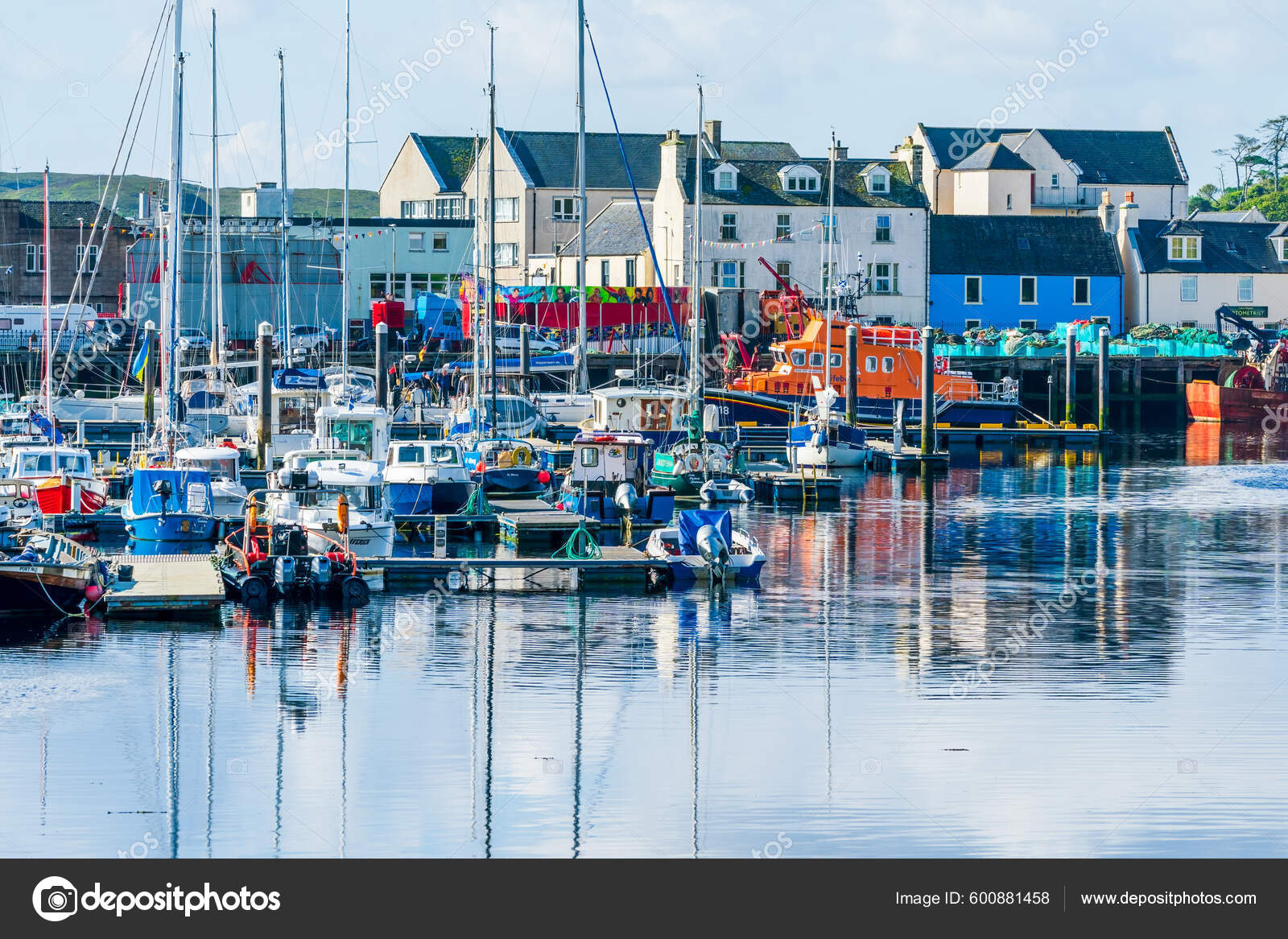 Stornoway Isle Lewis Scotland August 2022 View Harbour Stornoway Main ...