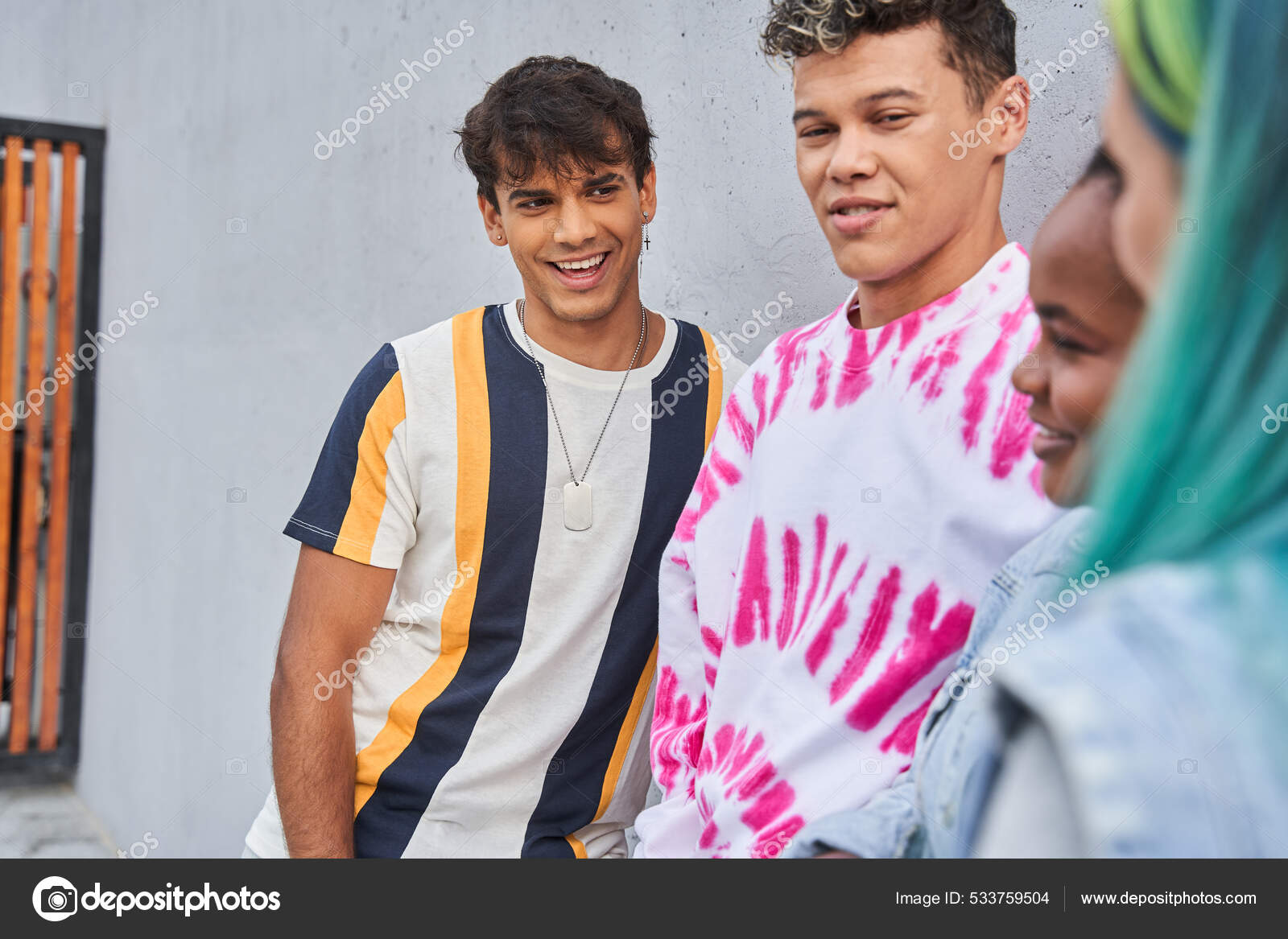 Diversity Guys Having Fun