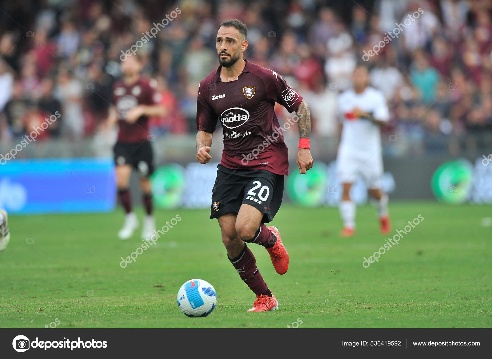 Grigoris Kastanos Player Salernitana Match Italian Seriea Championship Salernitana Genoa – Stock ...