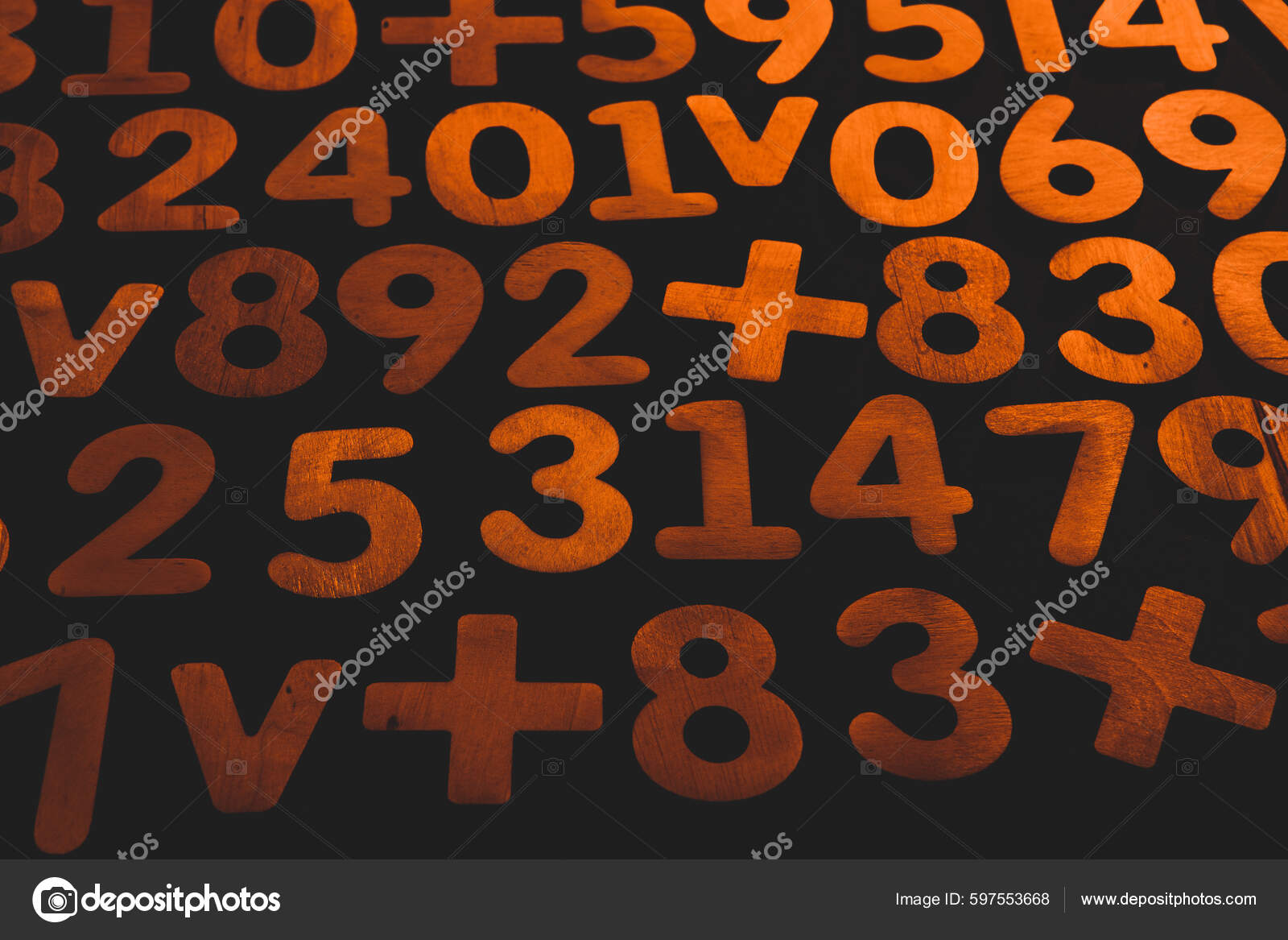 Background Texture Numbers Finance Data Concept Mathematic Seamless ...