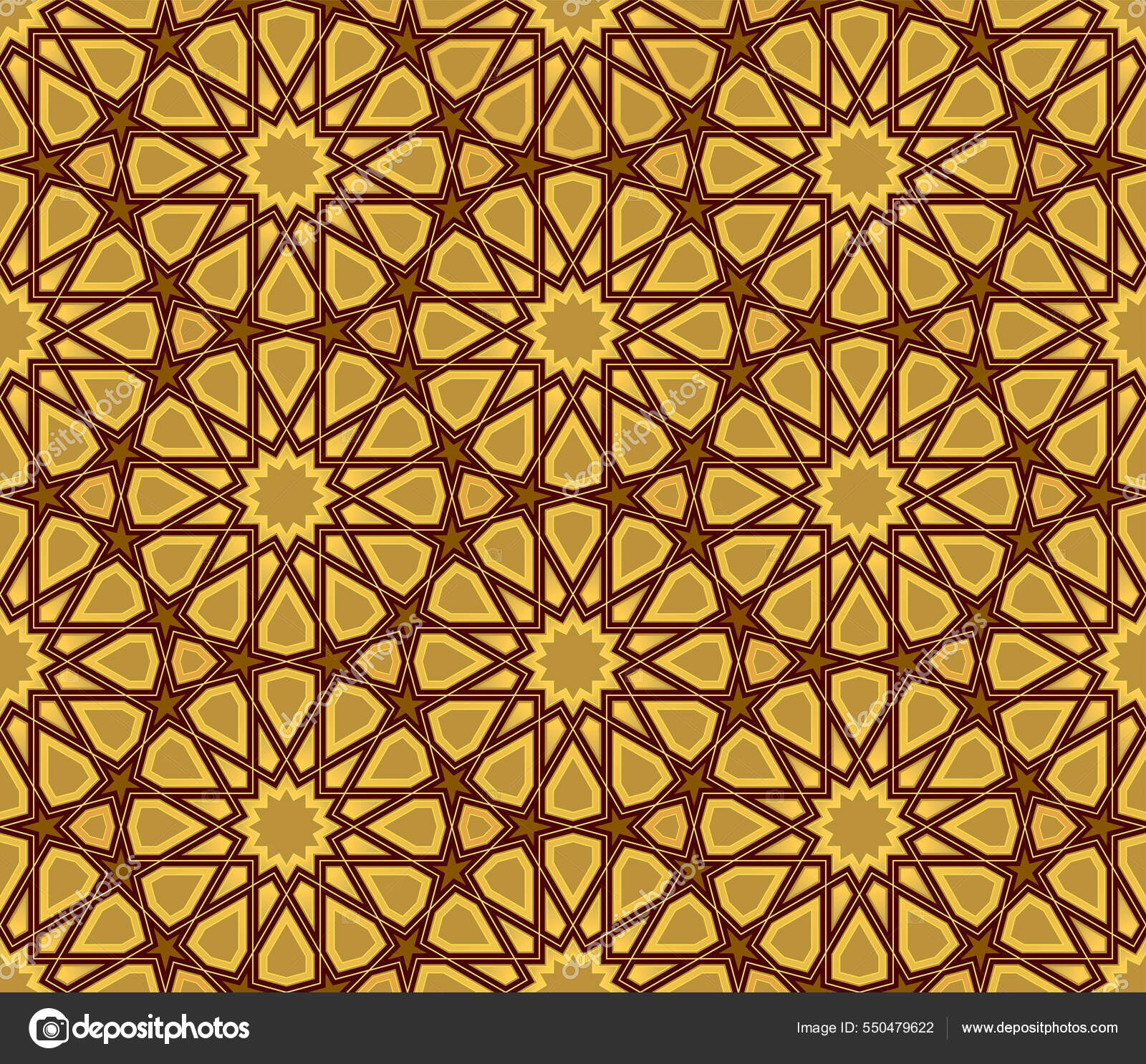 Islamic Star Pattern Background Stock Vector Image by ©dezignmart ...