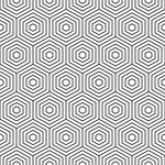 Hexagons texture. Seamless geometric pattern. Stock Vector Image by ...