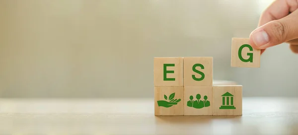 Esg Concepts Environment Society Governance Sustainable Corporate ...