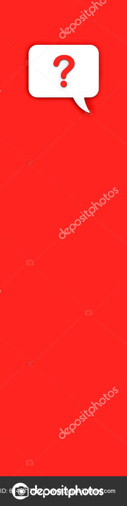 Red Question Mark White Message Board Emergency Signal Question ...