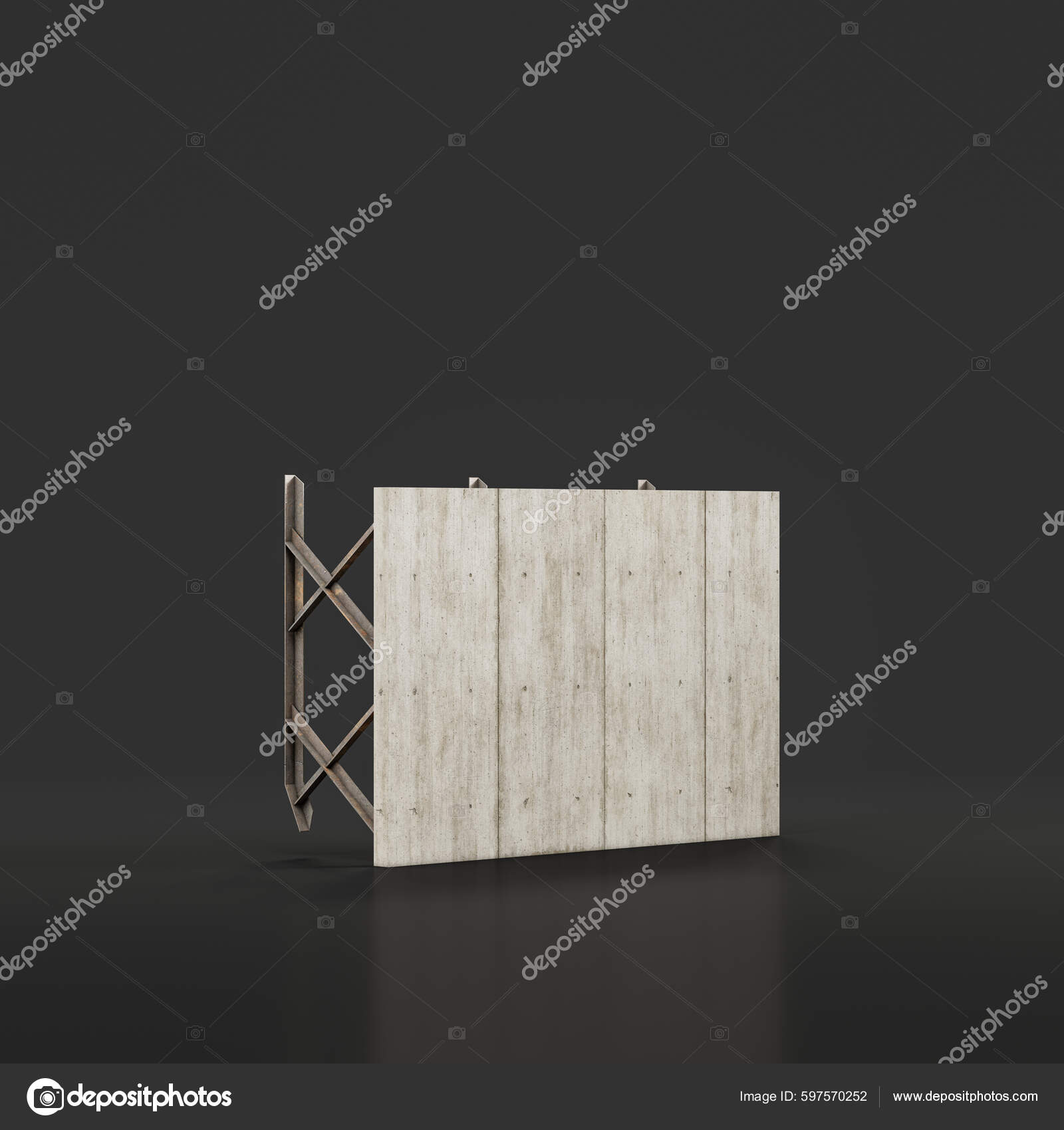 Military Concrete Border Fence Block National Security Border Material ...