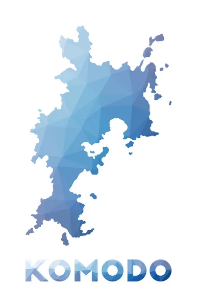 Island komodo map Vector Art Stock Images | Depositphotos