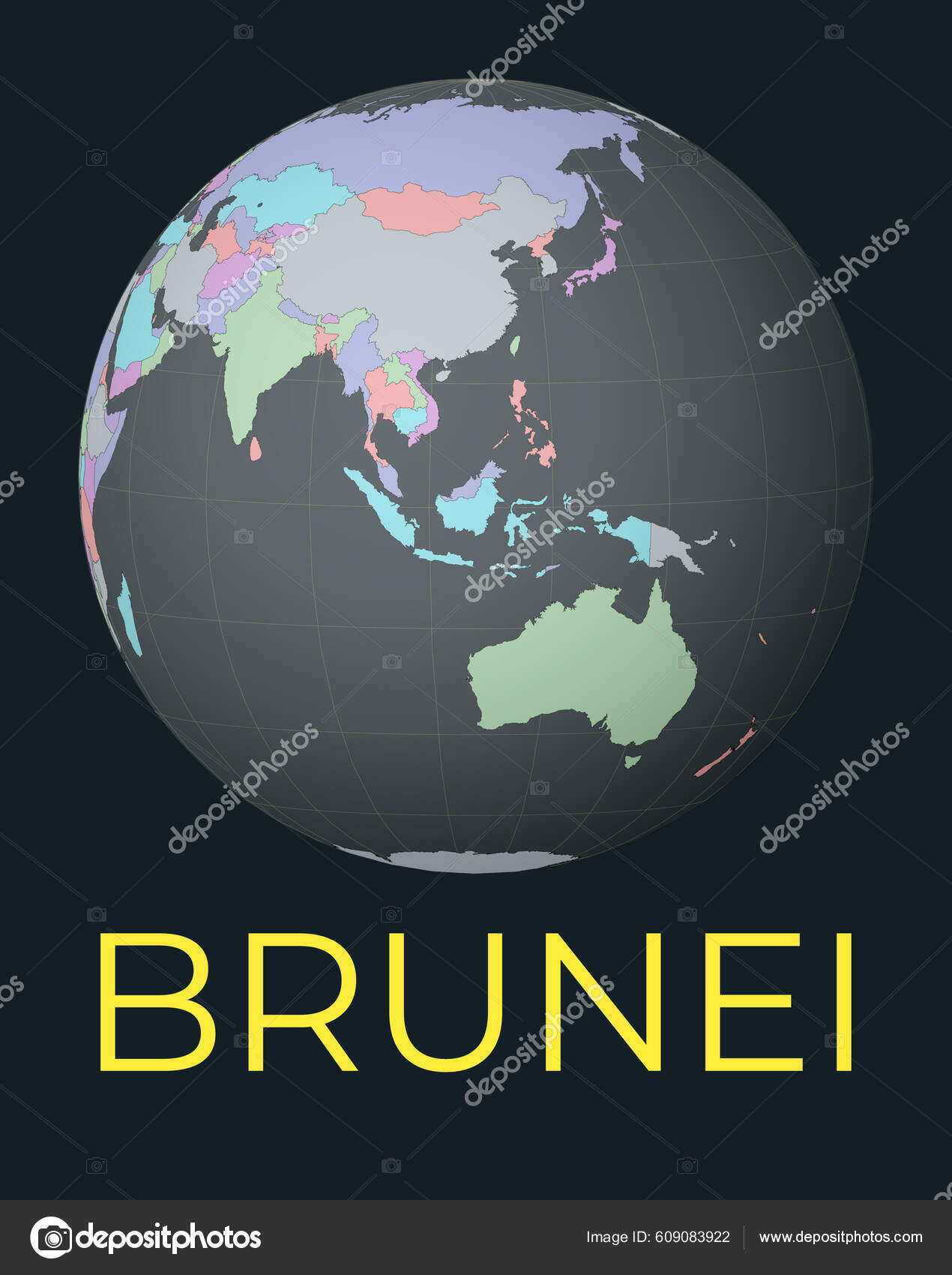 brunei country location in the world