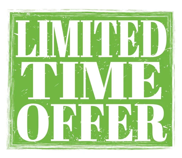 Limited Time Offer Sign