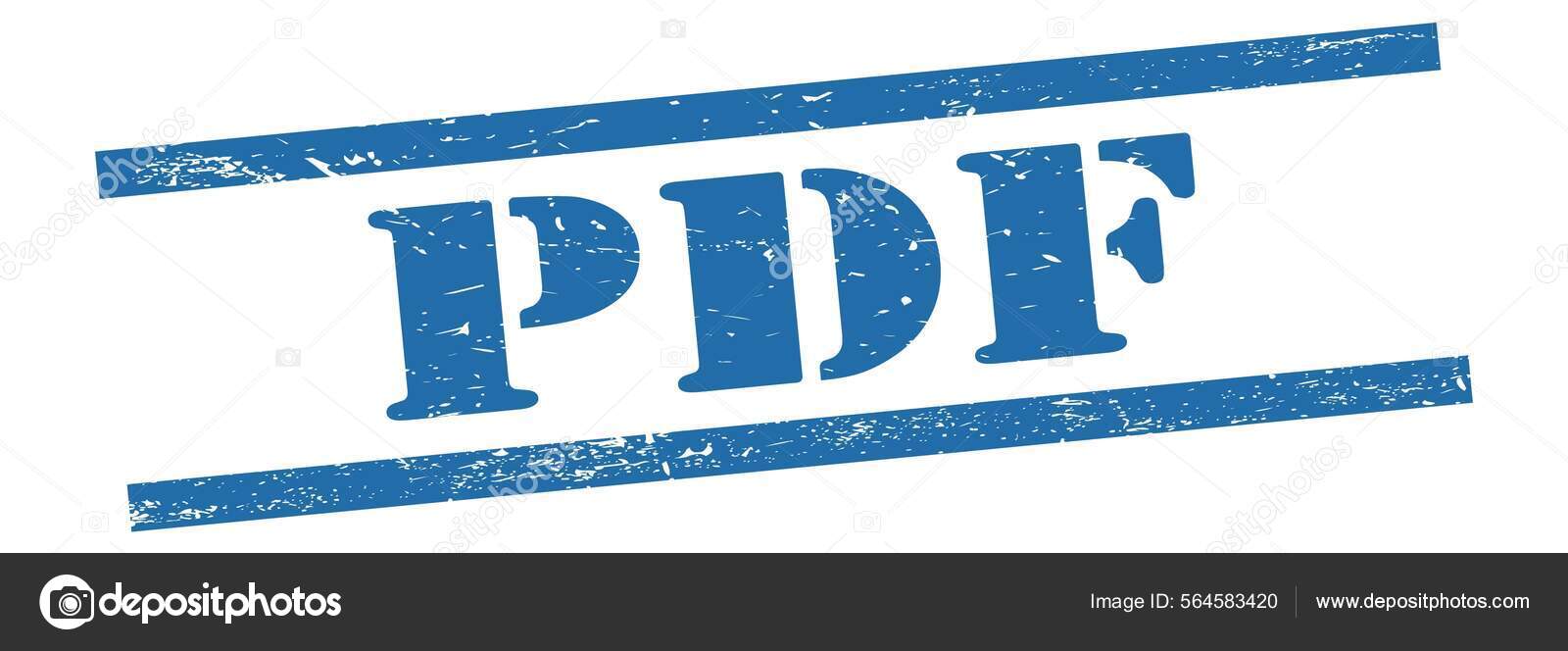 Pdf Text Blue Grungy Vintage Rubber Stamp — Stock Photo © outchill ...