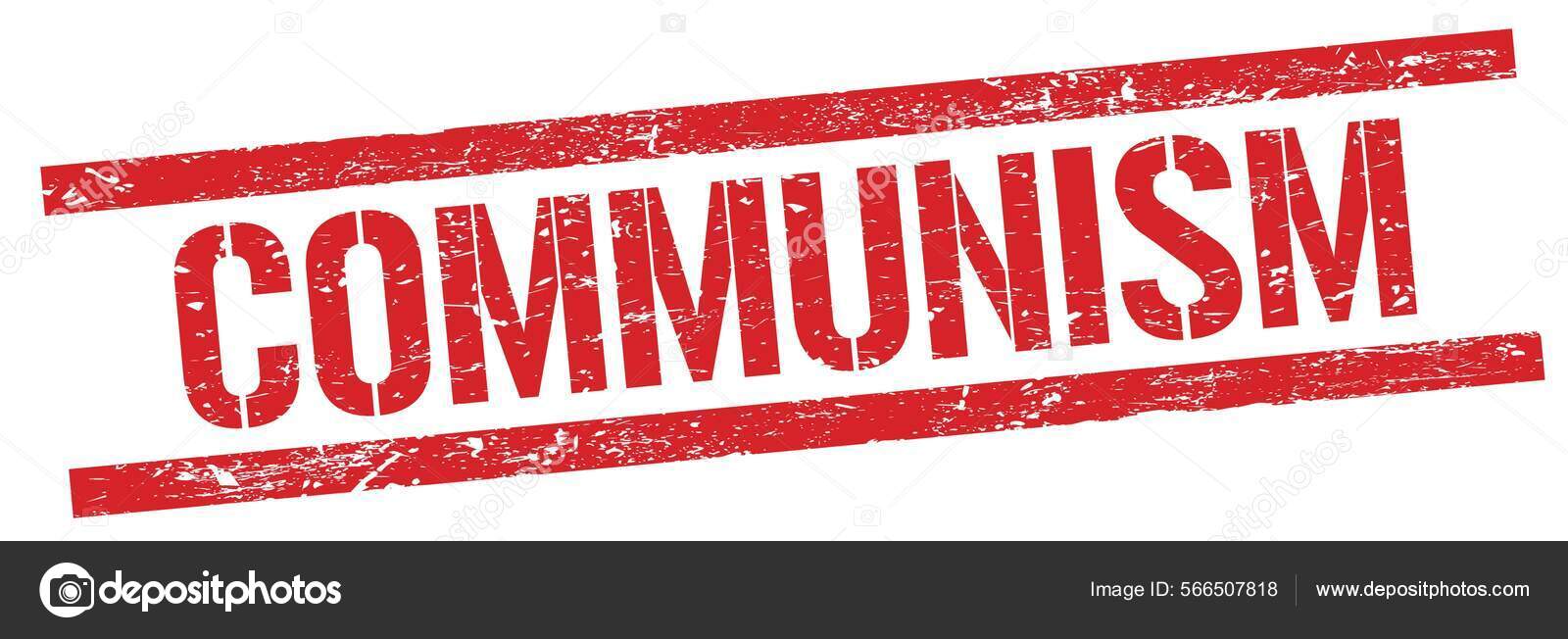 Communism Text Red Grungy Rectangle Stamp Sign — Stock Photo © outchill ...