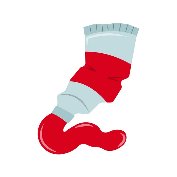 Watercolor Tube Vector Illustration Cartoon Isolated White Background ...