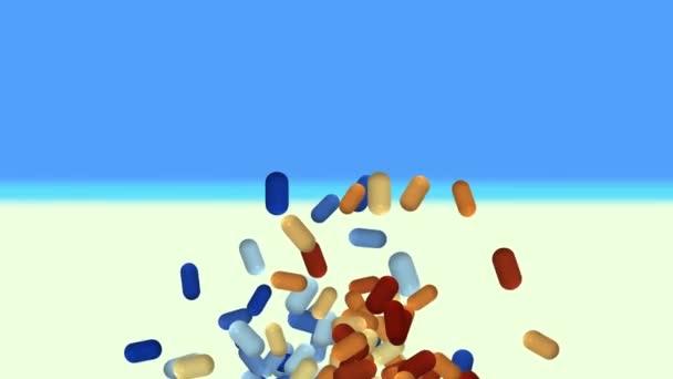 Animation Capsule Emitter — Stock Video © albasu #558735314