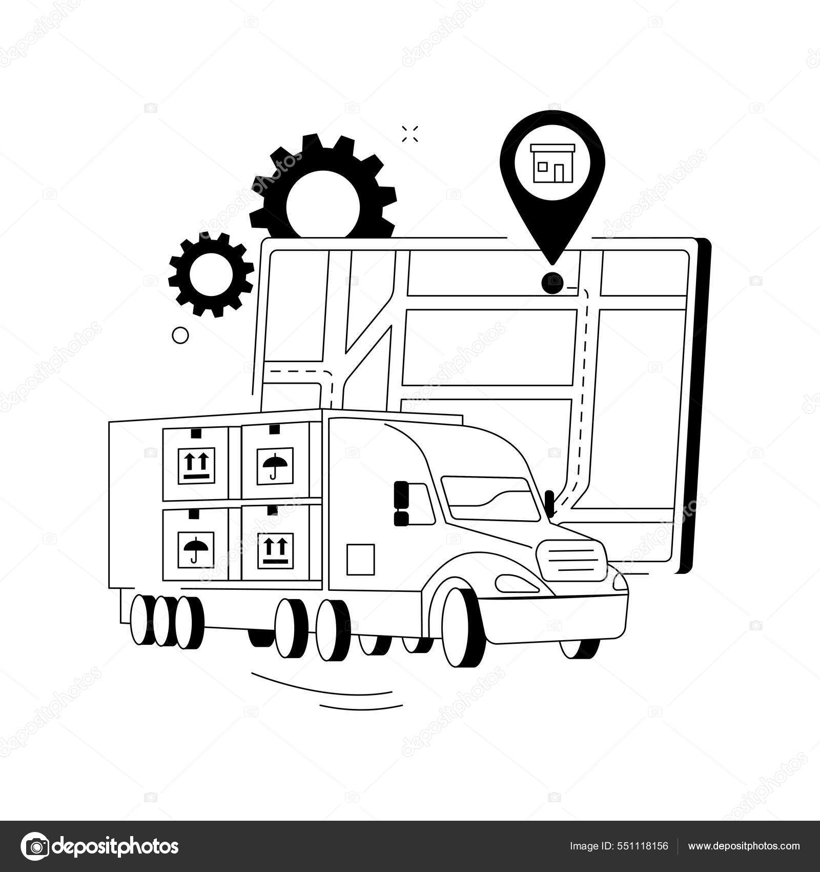 Delivery Point Abstract Concept Vector Illustration Delivery Point ...
