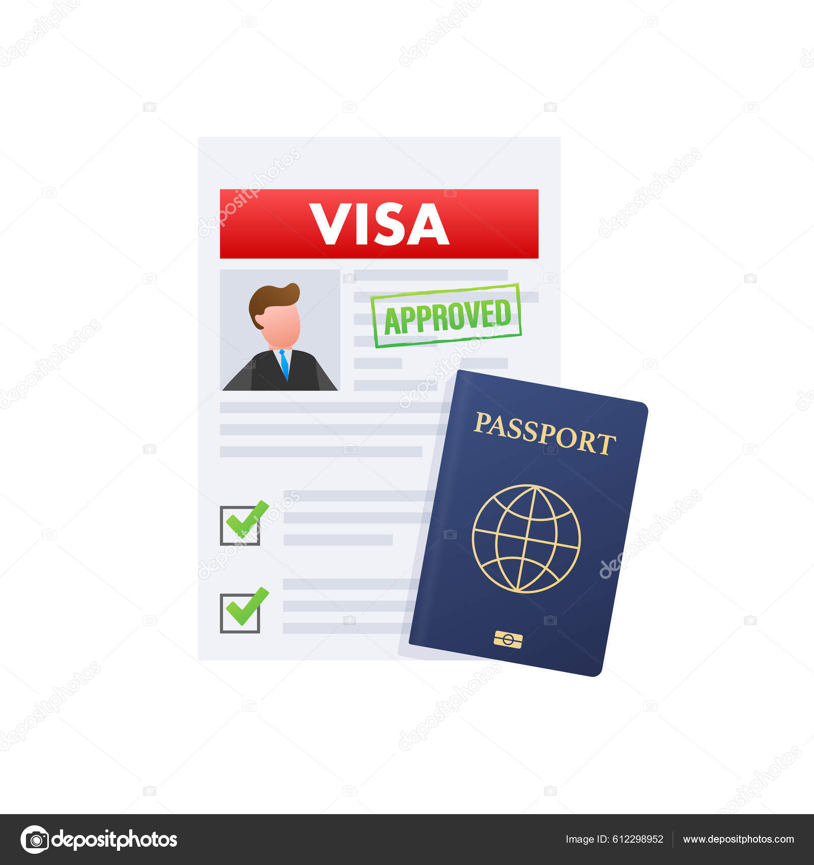 Tourist Visa Clipart Free
