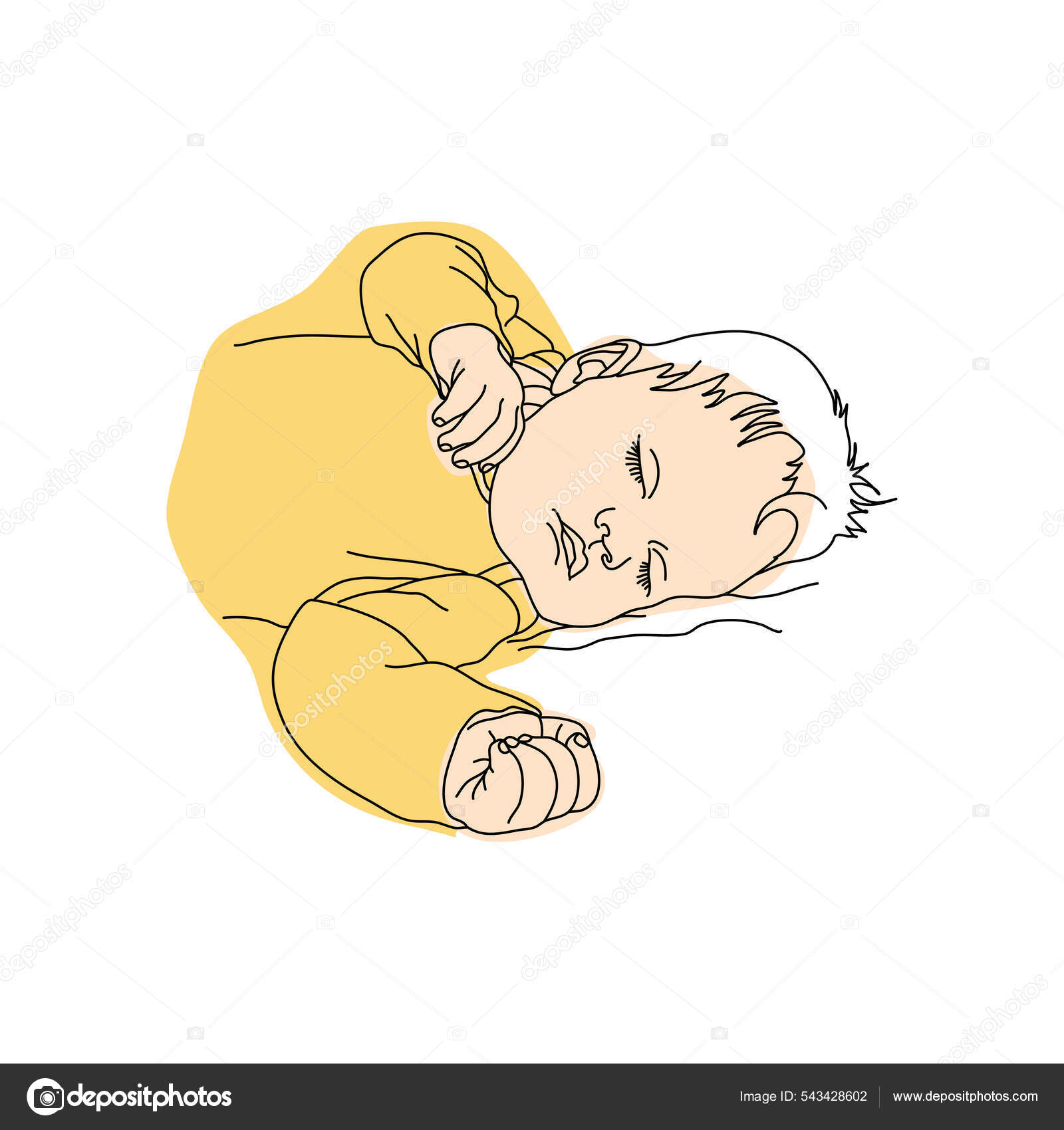 Schlafendes Baby Zeichnung Baby Schlafen Legen: So Kann Es Klappen