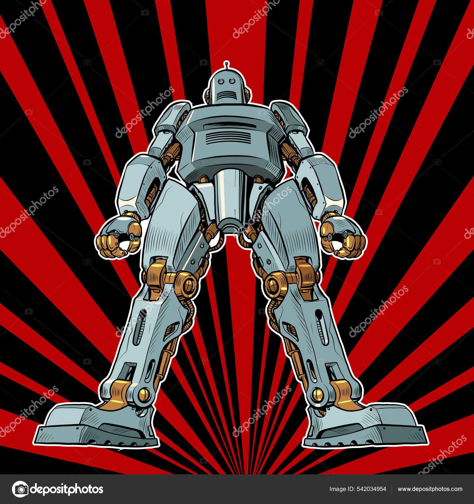Giant Robot Cartoon