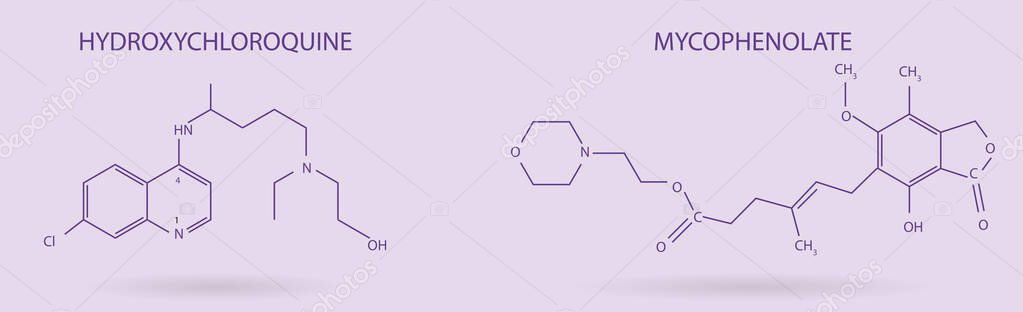 Estructura qu mica de los f rmacos para el tratamiento del lupus. 2024