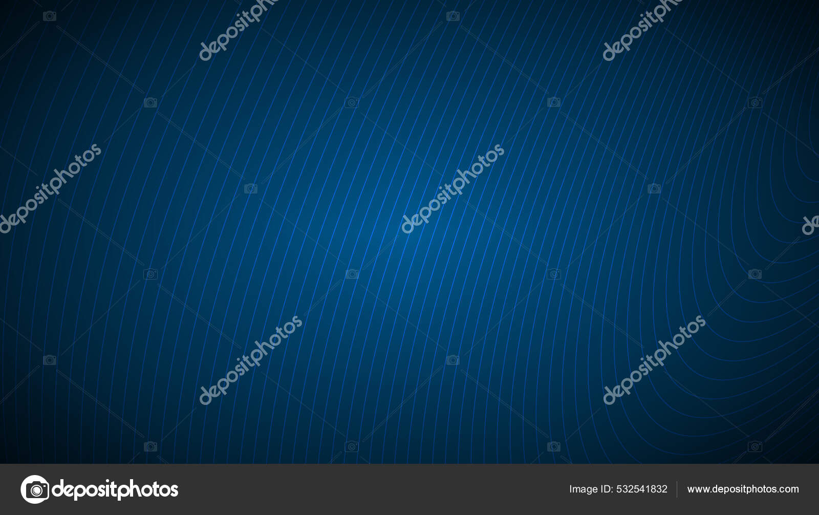 2D Blue Abstract Background With Circular Lines Stock Vector Image by ...