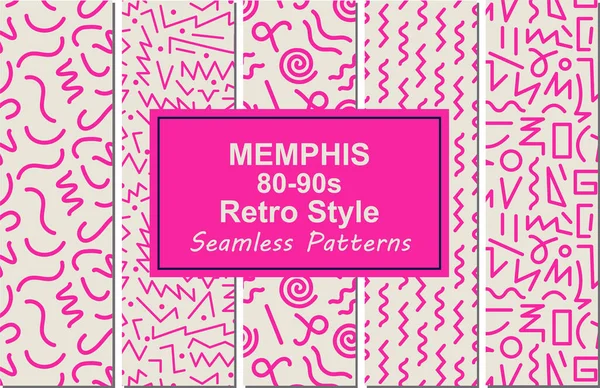 Short Squiggly Wiggly Black Lines Seamless Repeat Vector Swatch Pattern Stock Vector By