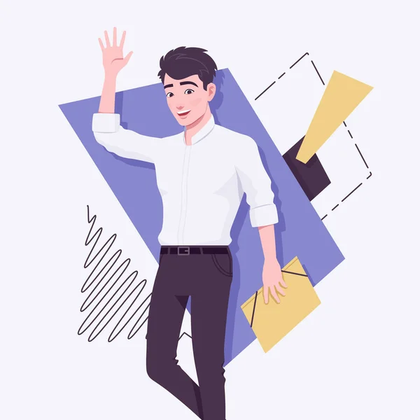 Office boy Vector Images | Depositphotos