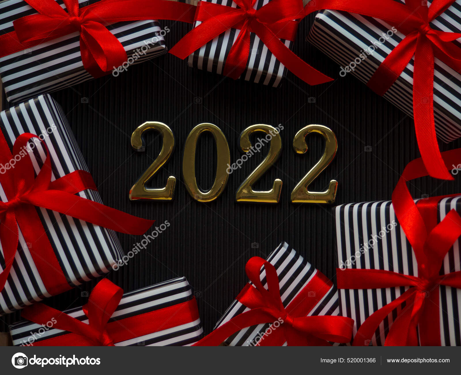 2022 on the black background Stock Photo by ©Pryimachuk_Mariana 520001366