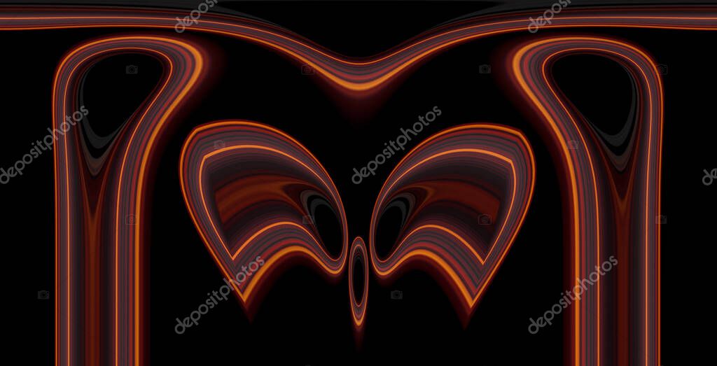 3d renderizado de arte abstracto 3d background.Colorful remolino ...