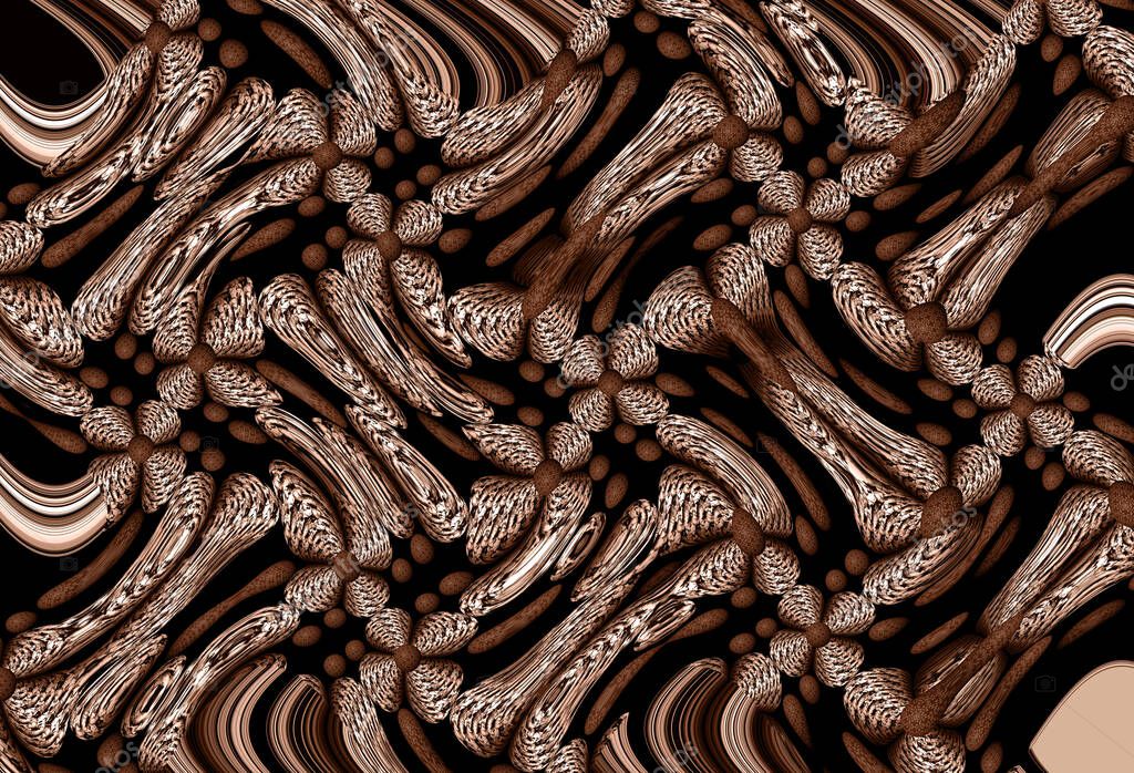 3d renderizado de arte abstracto 3d background.Colorful remolino ...