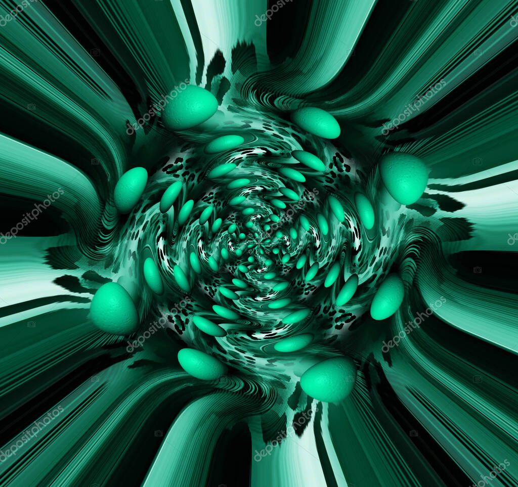 3d renderizado de arte abstracto 3d background.Colorful remolino ...