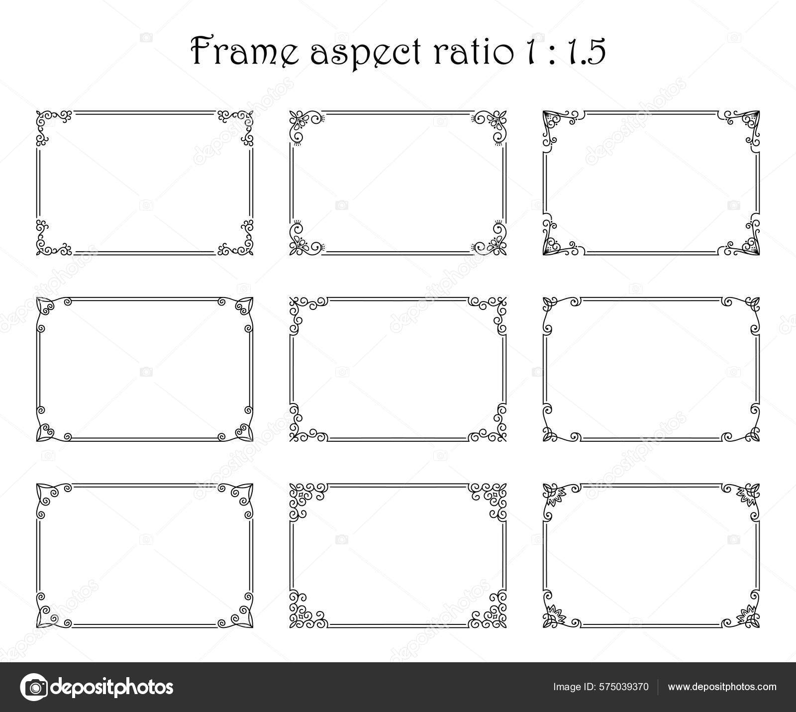 Elegant Black And White Borders And Frames