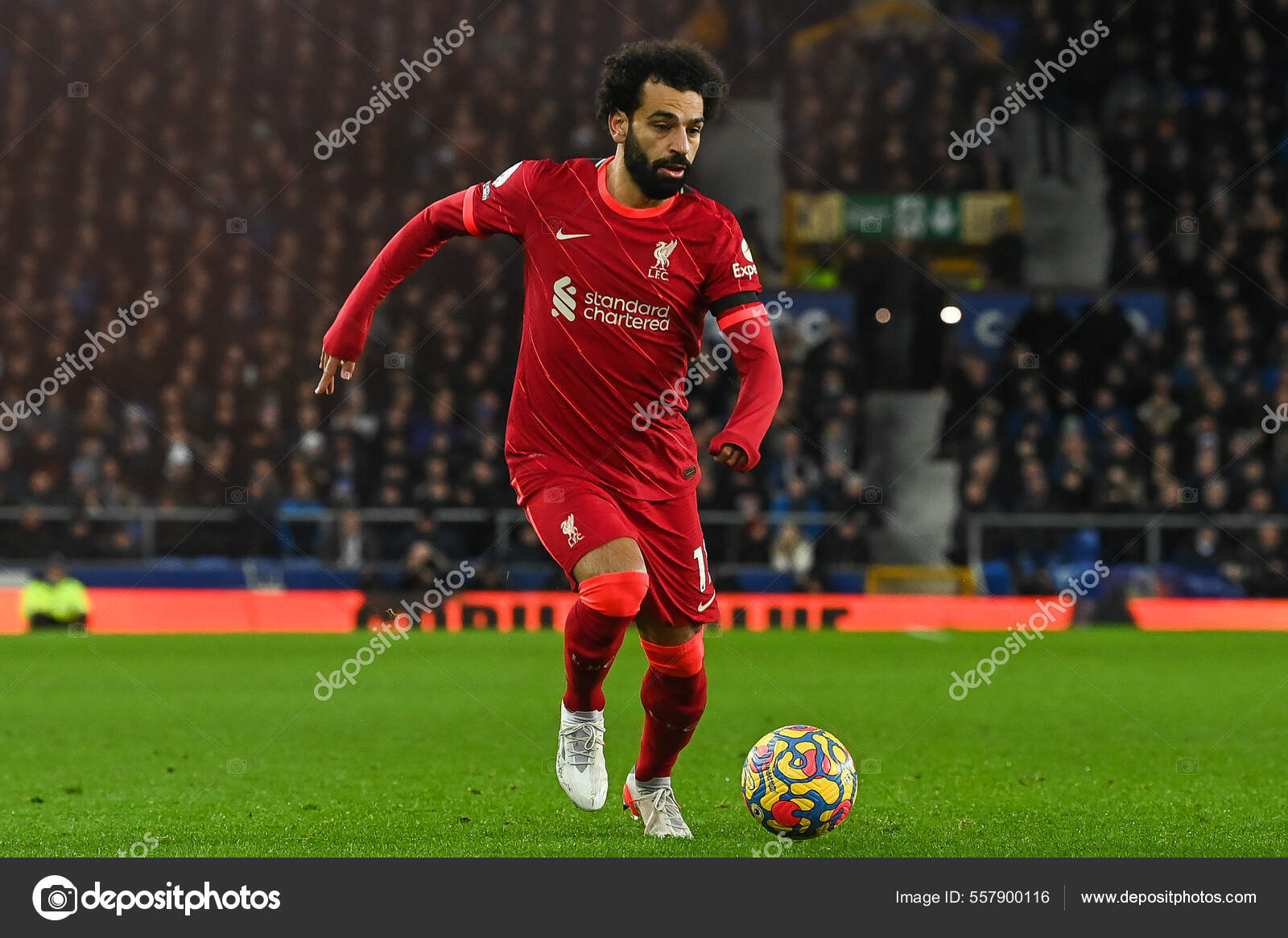 Mohamed Salah Liverpool Makes Break Ball – Stock Editorial Photo ...