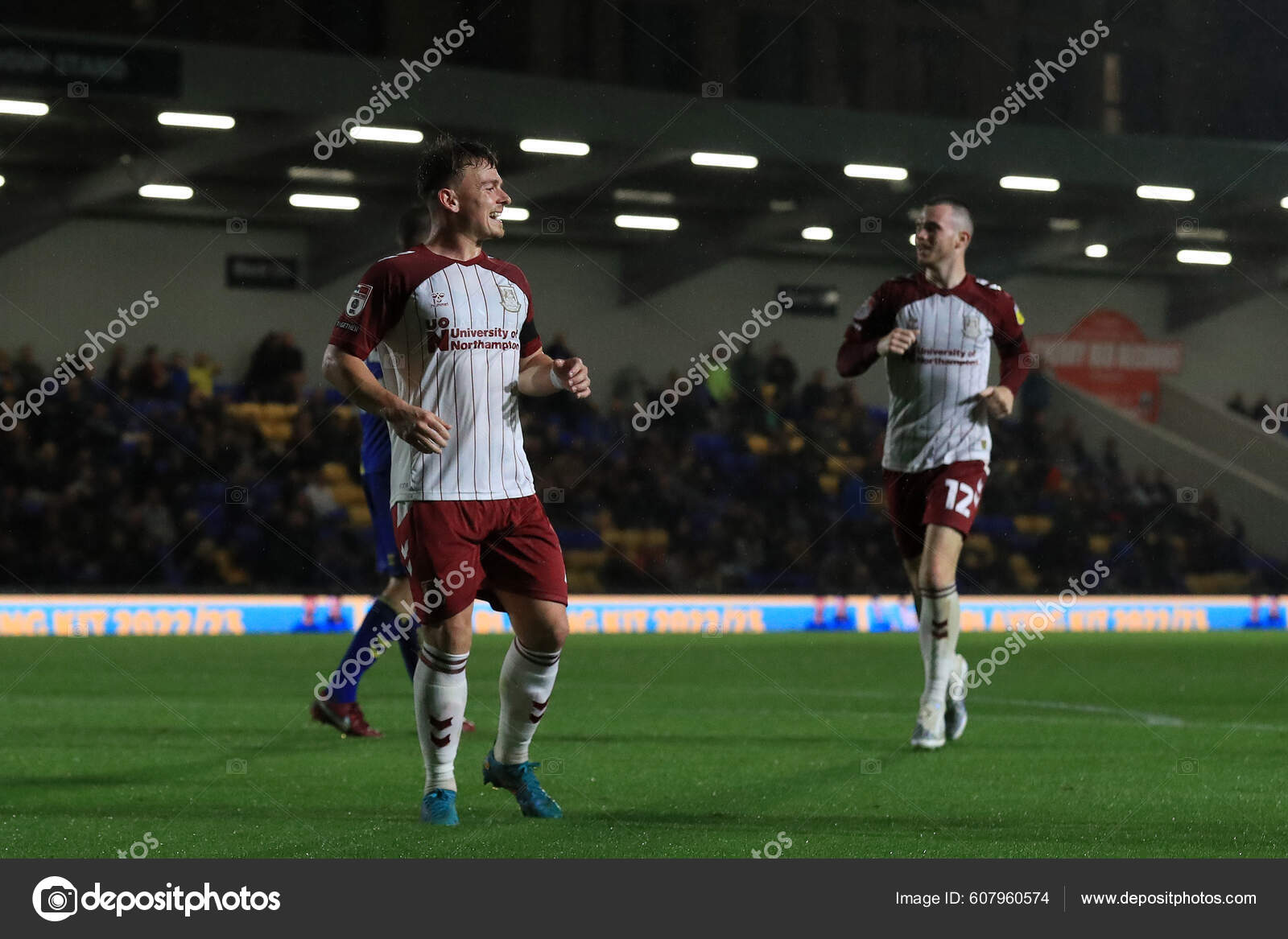 Goal Ryley Towler Afc Wimbledon Puts His Own Net Sky – Stock Editorial ...
