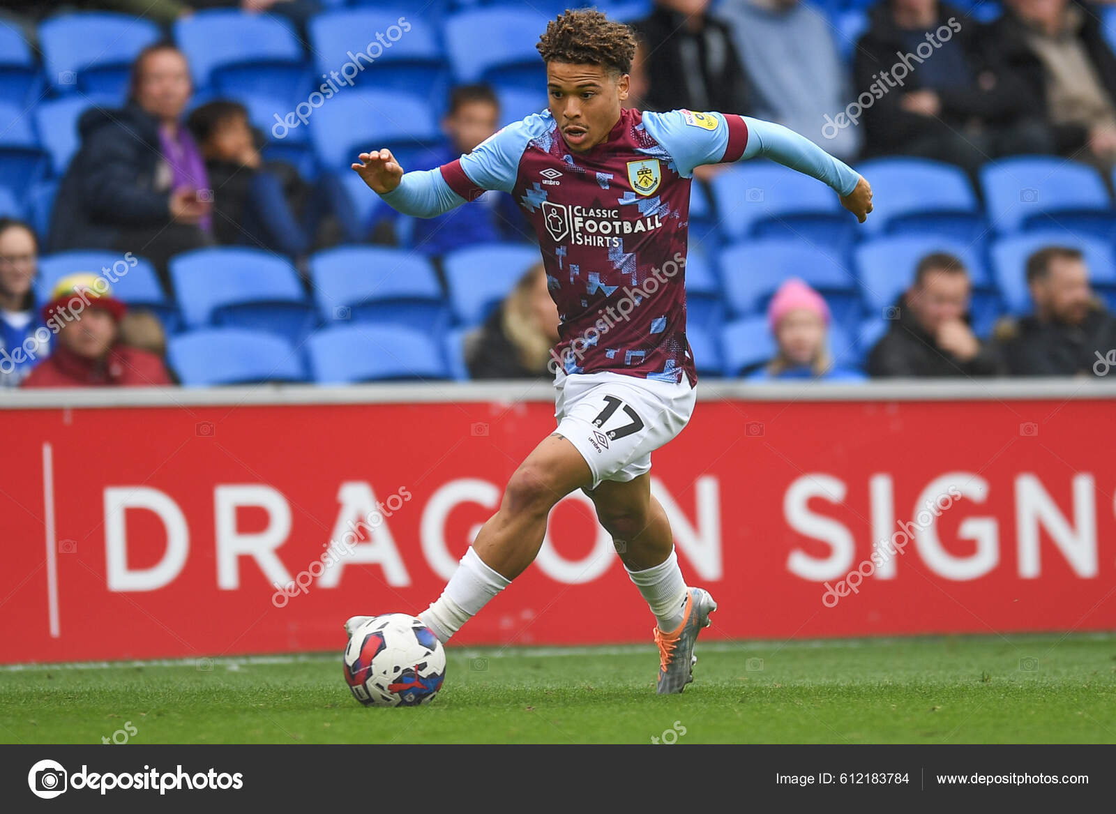 Manuel Benson Burnley Sky Bet Championship Match Cardiff City Burnley ...