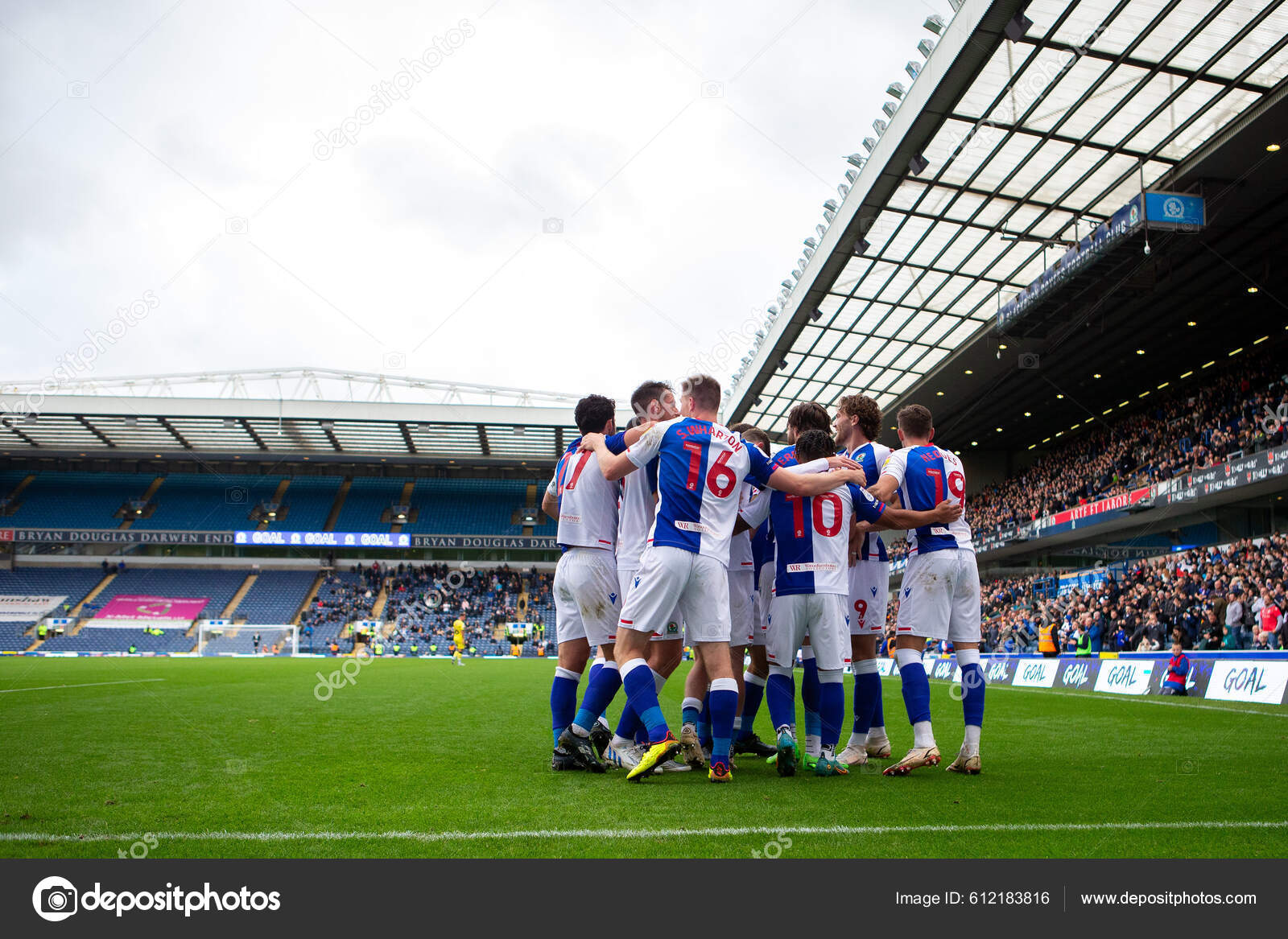 Ben Brereton Diaz Blackburn Rovers Celebrates His Goal Make Sky — Stock ...