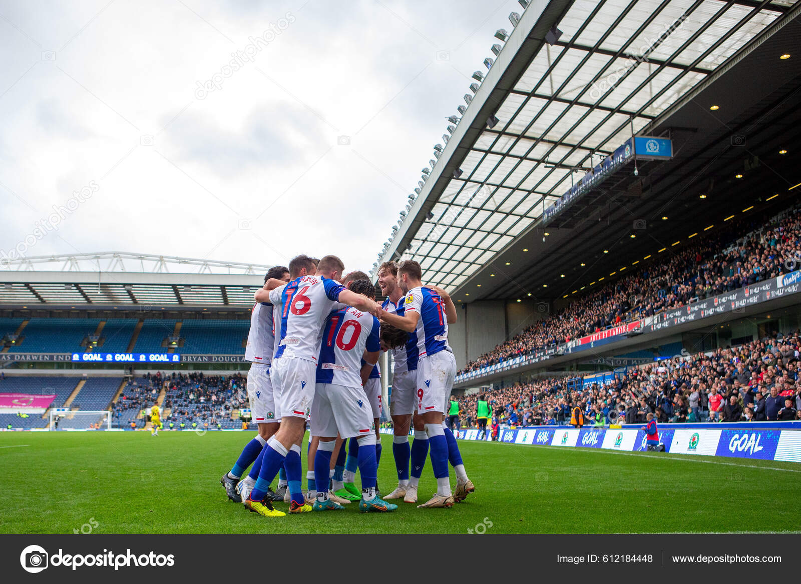 Ben Brereton Diaz Blackburn Rovers Celebrates His Goal Make Sky — Stock ...