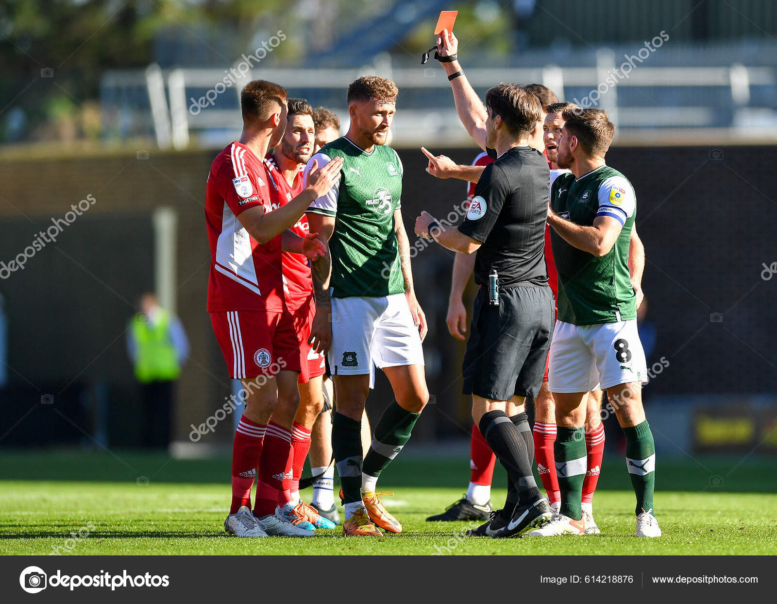 Plymouth Argyle Defender Dan Scarr Accrington Stanley Defender Samus ...