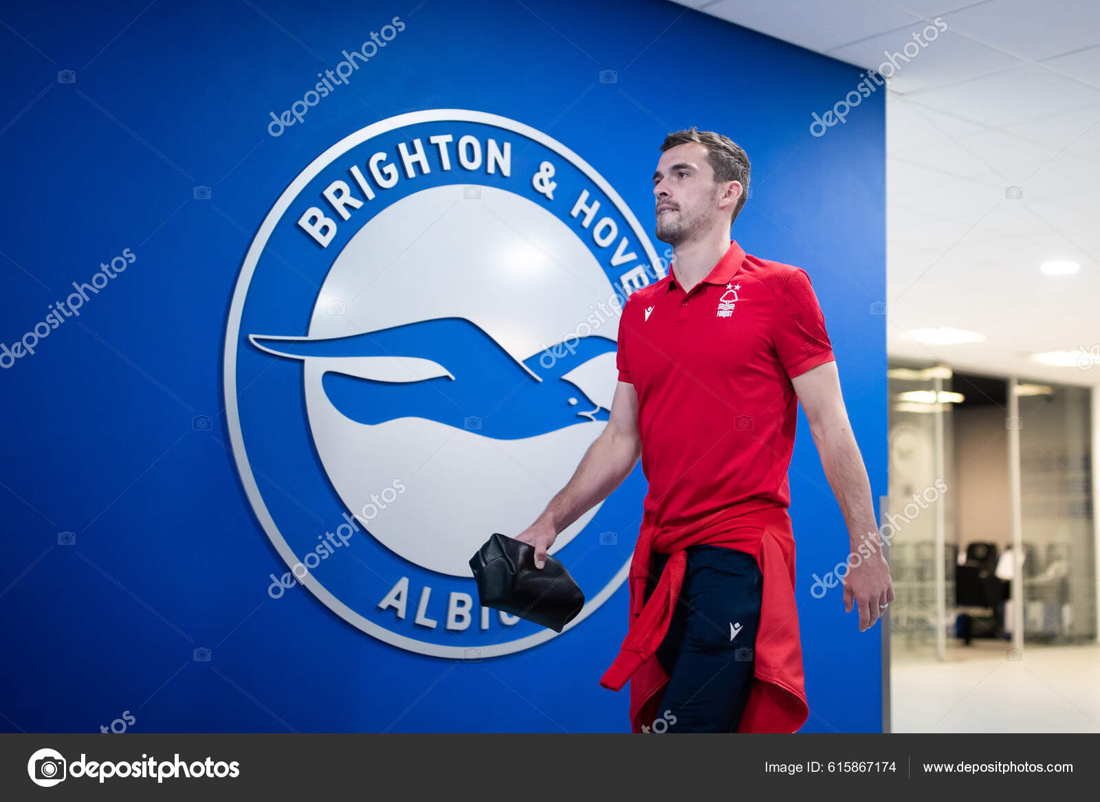 Harry Toffolo Nottingham Forest Arrives Premier League Match Brighton ...