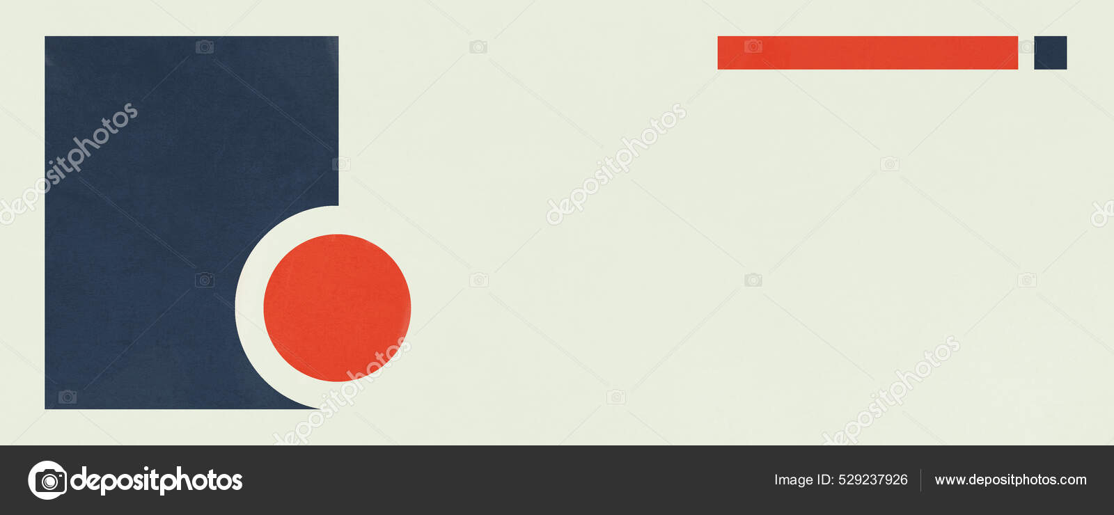 Artistic Simple Shapes Design Texture Banner Copy Space Text Modernism ...