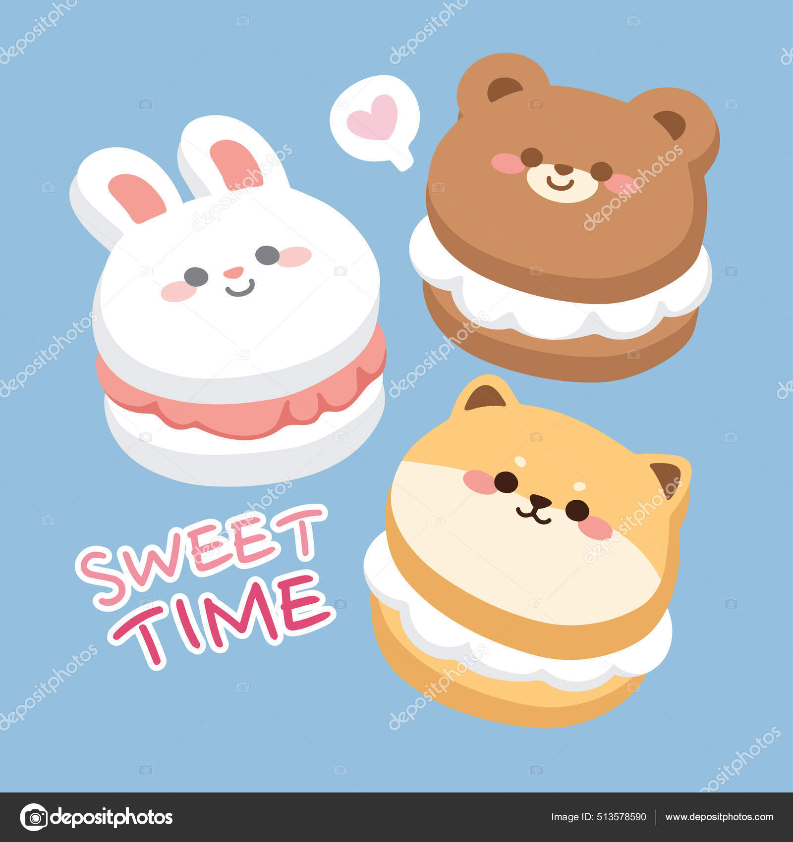 Puff Animals Cartoon