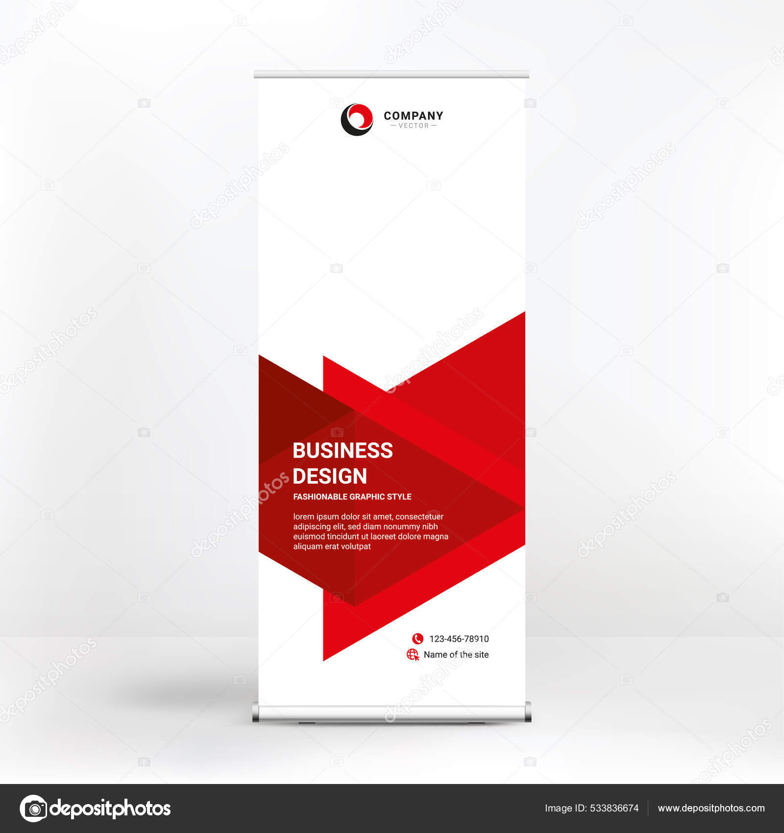 Conception de bannière, stand roll-up pour la publicité, conférences ...