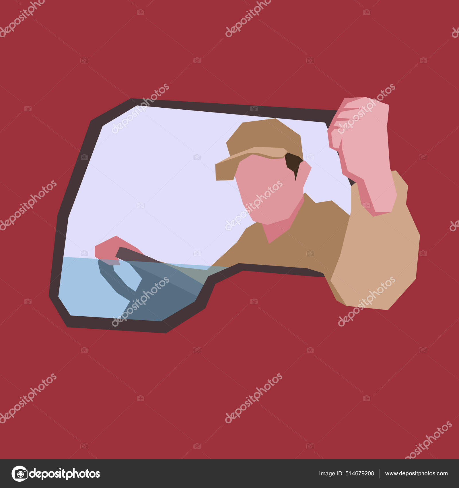 Driver Vector Illustration Isolated Stock Vector by ©CarrotStudios ...
