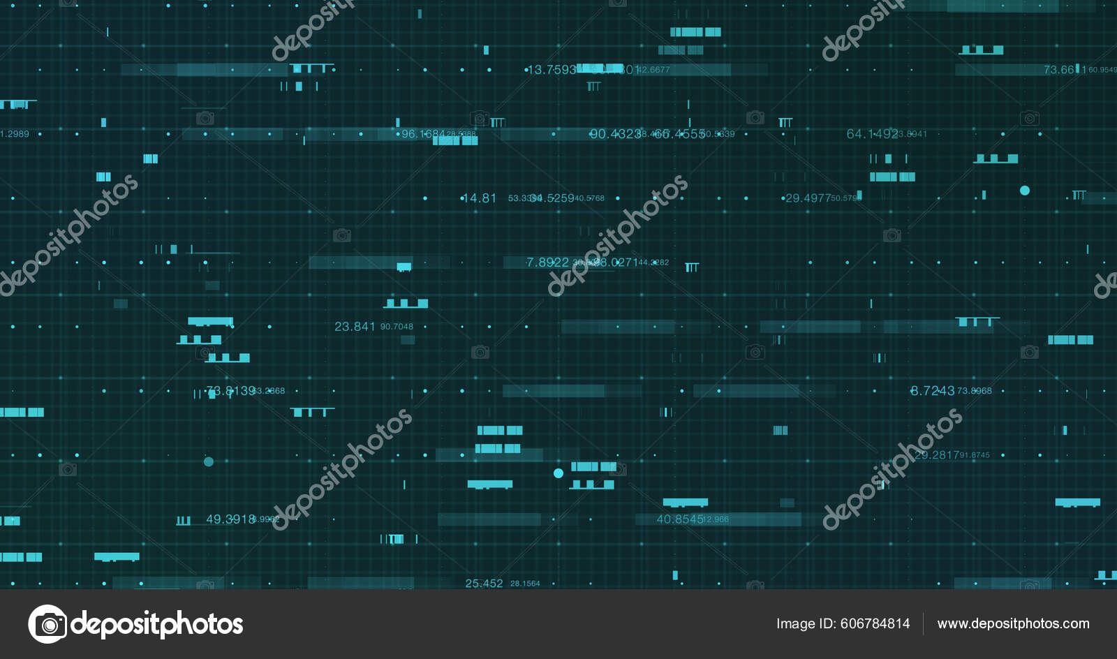 Abstract Digital Data Background Rendering — Stock Photo © Sanychs ...