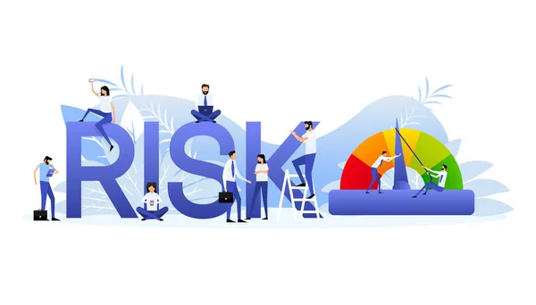 Diagrama de riesgos imágenes de stock de arte vectorial | Depositphotos