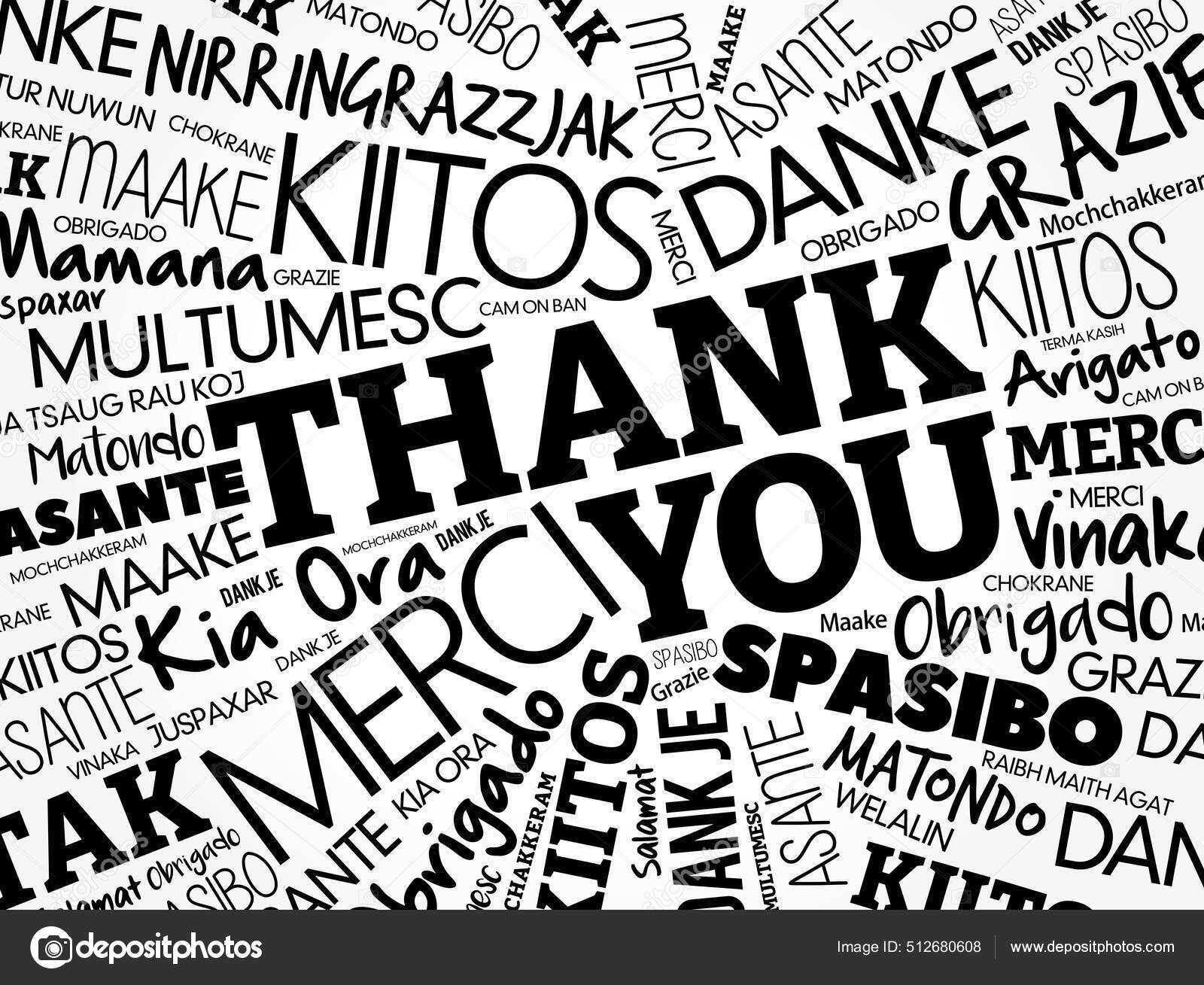 Latar Belakang Konsep Terima Kasih Word Cloud Dalam Banyak Bahasa ...