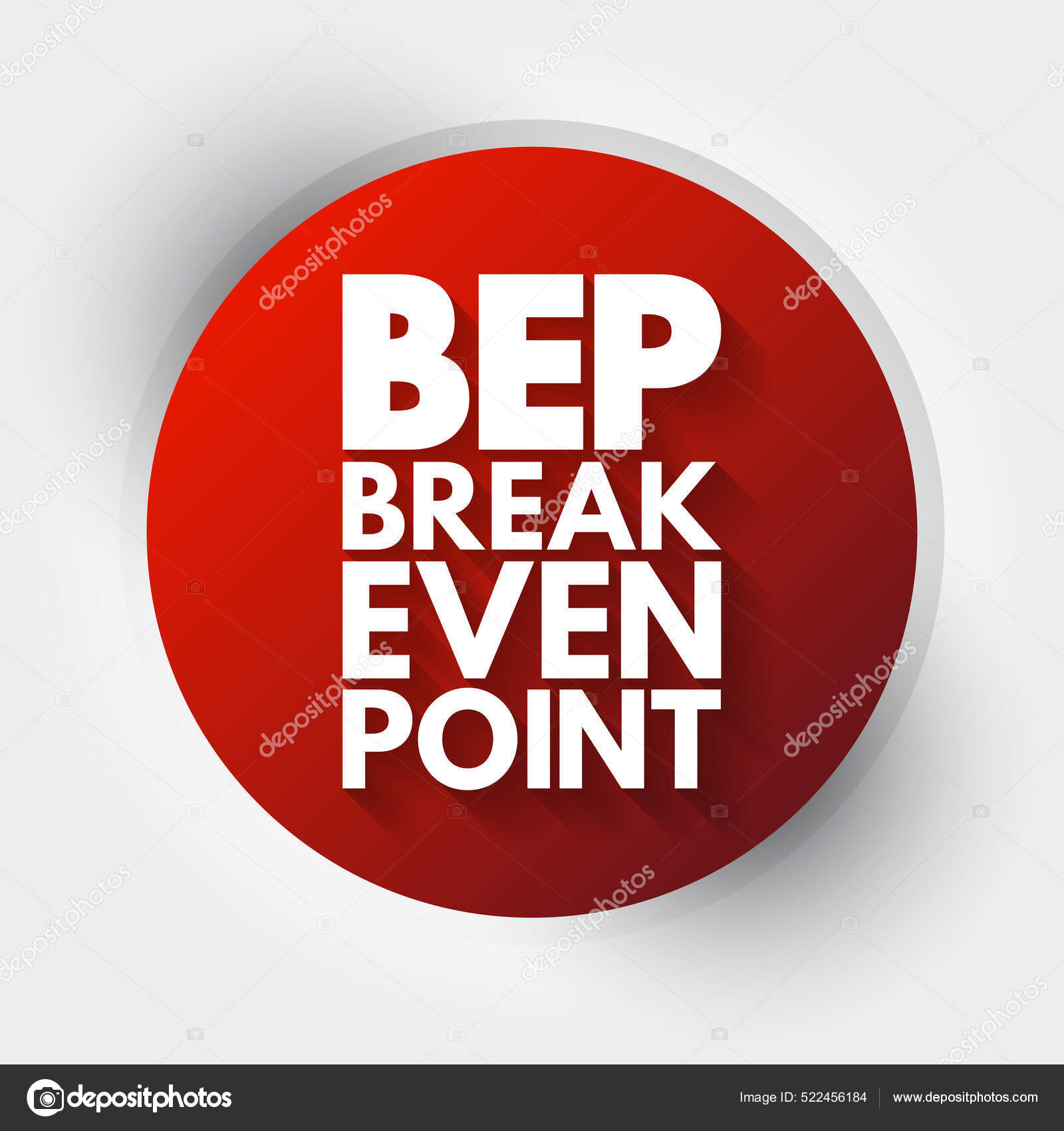 Bep Break Even Point Acronym Business Concept Background Stock Vector ... Bep Break Even Point Acronym Business Concept Background Stock Vector ...