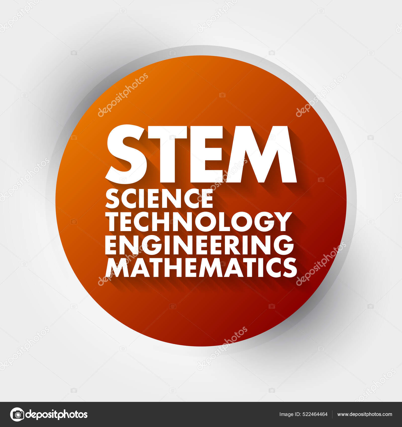 Stem Science Technology Engineering Mathematics Acronym Education ...