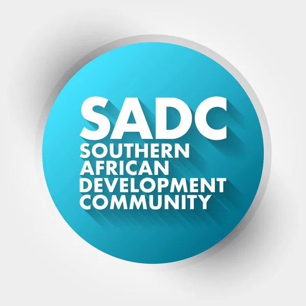 SADC - acrónimo de Southern African Development Community, business ...